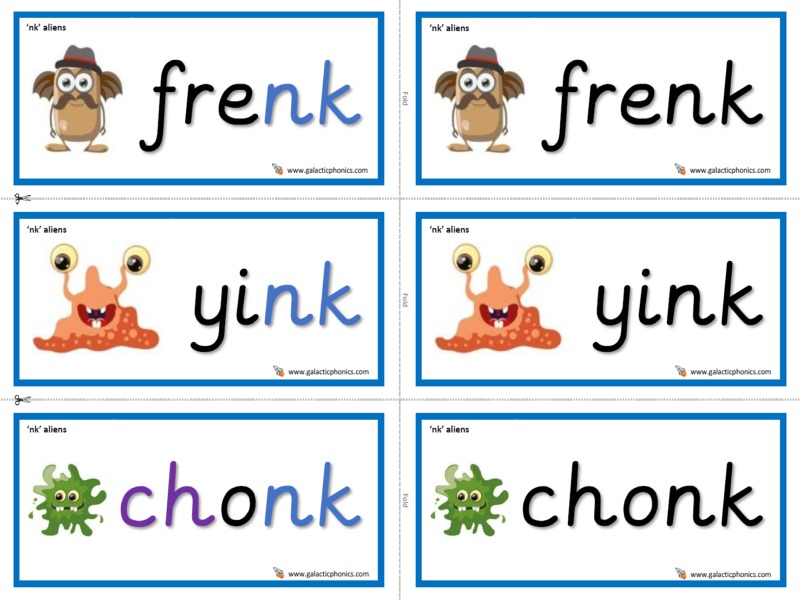 nk worksheets and games - Galactic Phonics