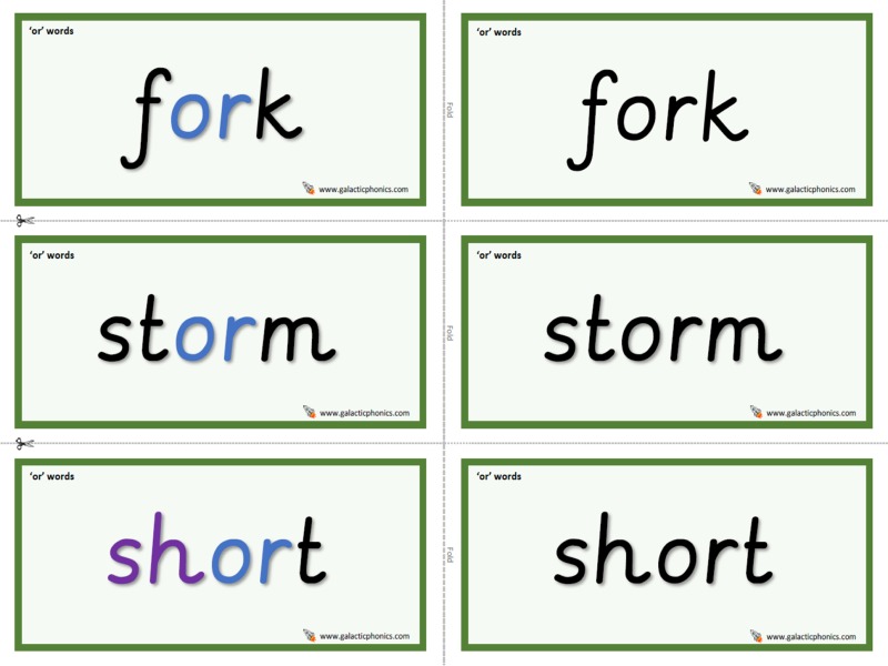 or phonics worksheets and games - Galactic Phonics