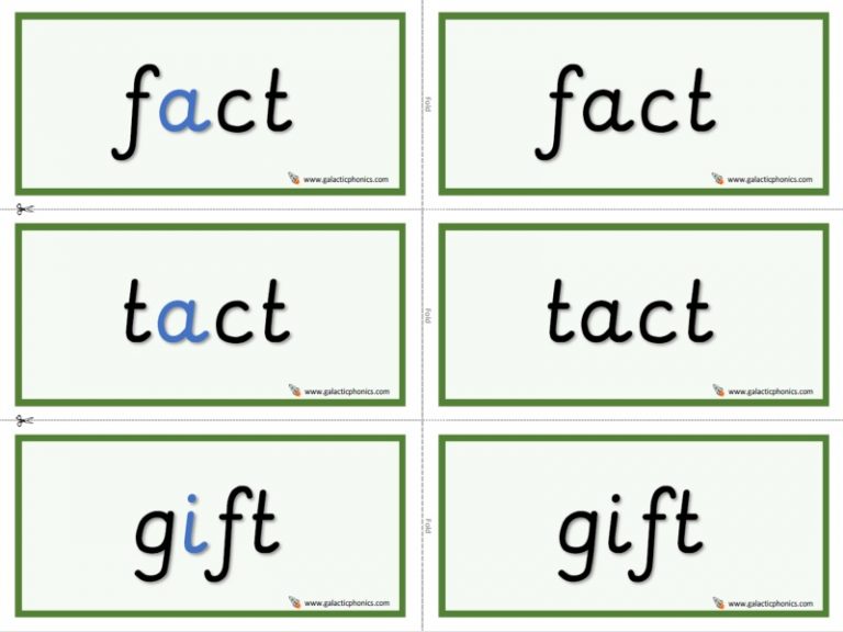 Consonant Blends - Galactic Phonics