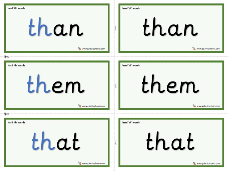 th phonics worksheets and games - Galactic Phonics