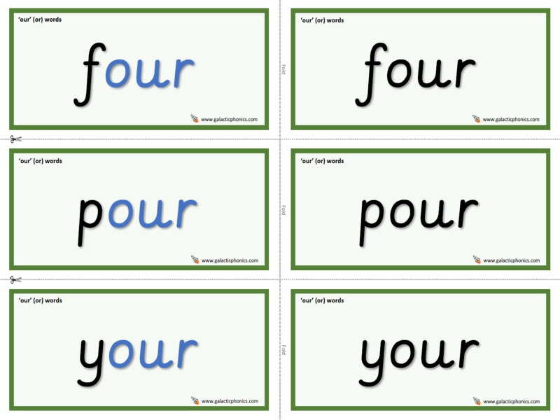our phonics worksheets and games - Galactic Phonics