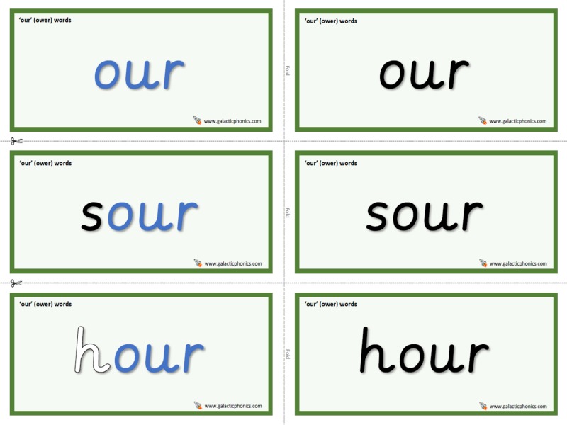 our phonics worksheets and games - Galactic Phonics