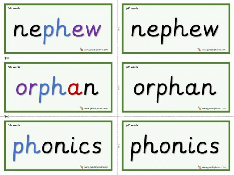 ph phonics worksheets and games - Galactic Phonics