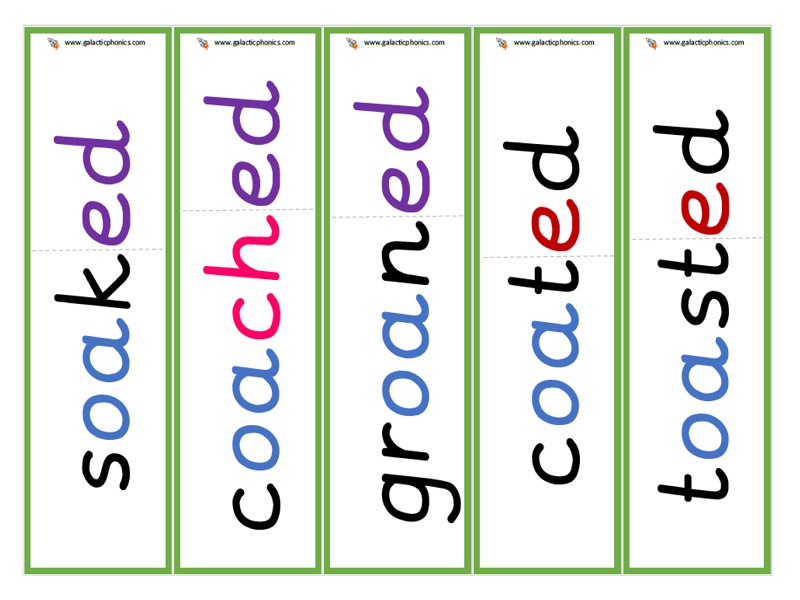 Free 'oa' worksheets and games - Galactic Phonics