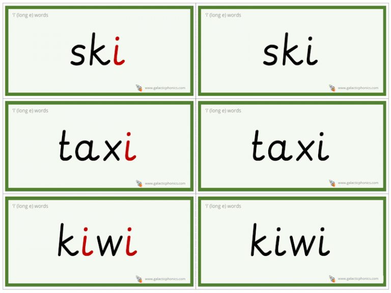 other long e - Galactic Phonics