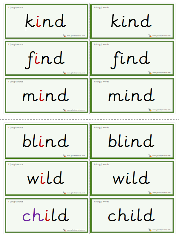 i long i - Galactic Phonics