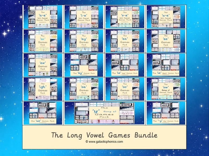 Galactic Phonics - Phonics Worksheets, Games and Resources