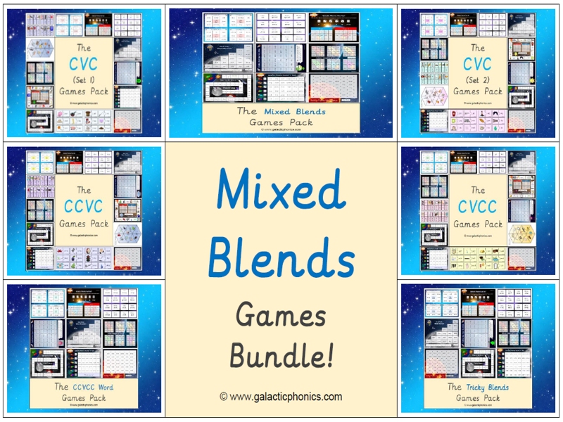 Consonant Blends - Galactic Phonics