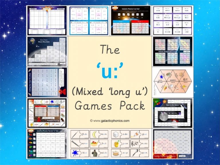 Long Vowel Worksheets and Resources - Galactic Phonics