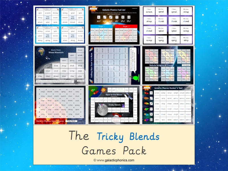 Consonant Blends - Galactic Phonics