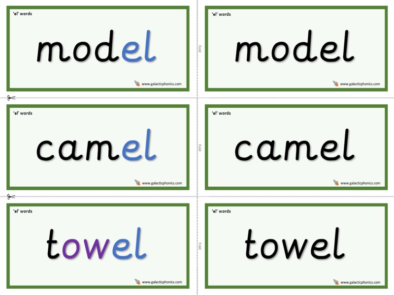 El Phonics Worksheets And Games Galactic Phonics