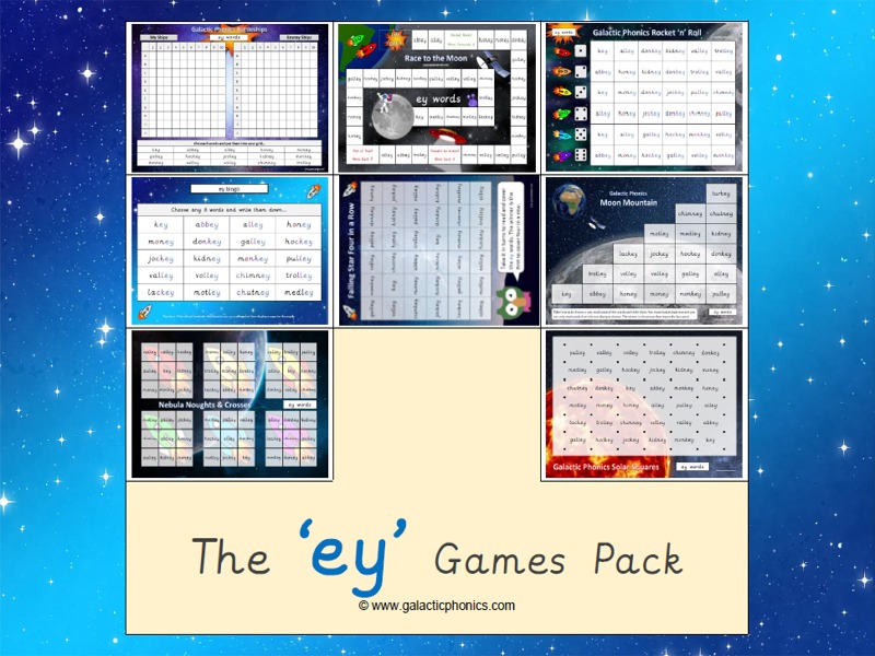 games packs - Galactic Phonics