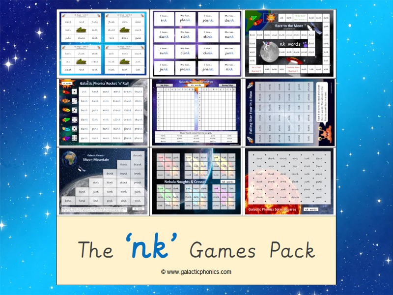 games packs - Galactic Phonics