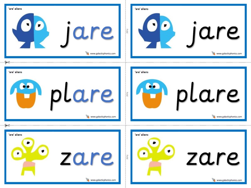 are phonics worksheets and games - Galactic Phonics