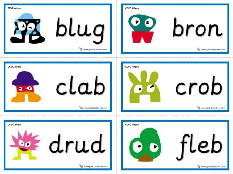 Consonant Blends - Galactic Phonics