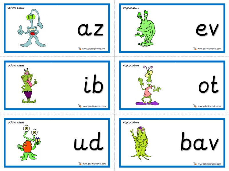 CVC Words - Galactic Phonics