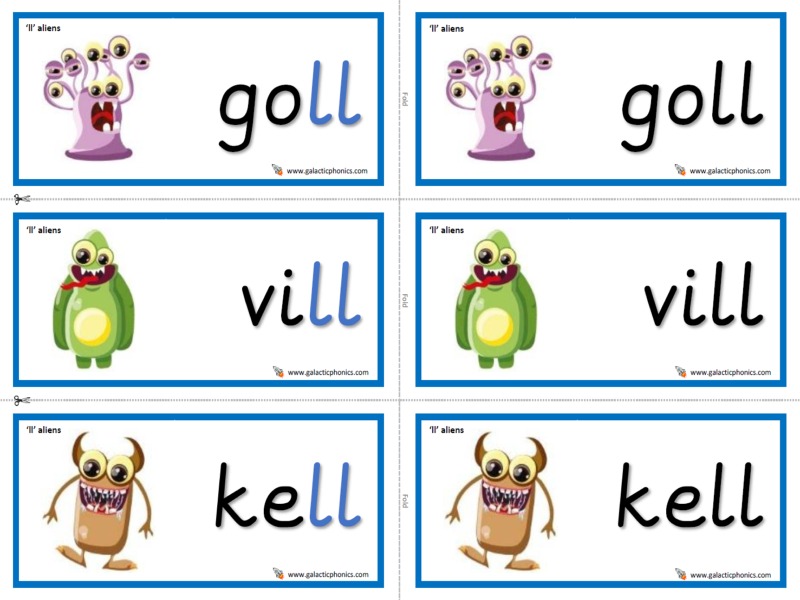 ll worksheets and games - Galactic Phonics