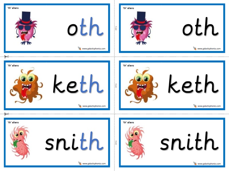 th phonics worksheets and games - Galactic Phonics