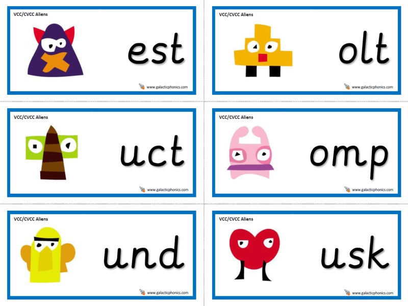 Consonant Blends - Galactic Phonics