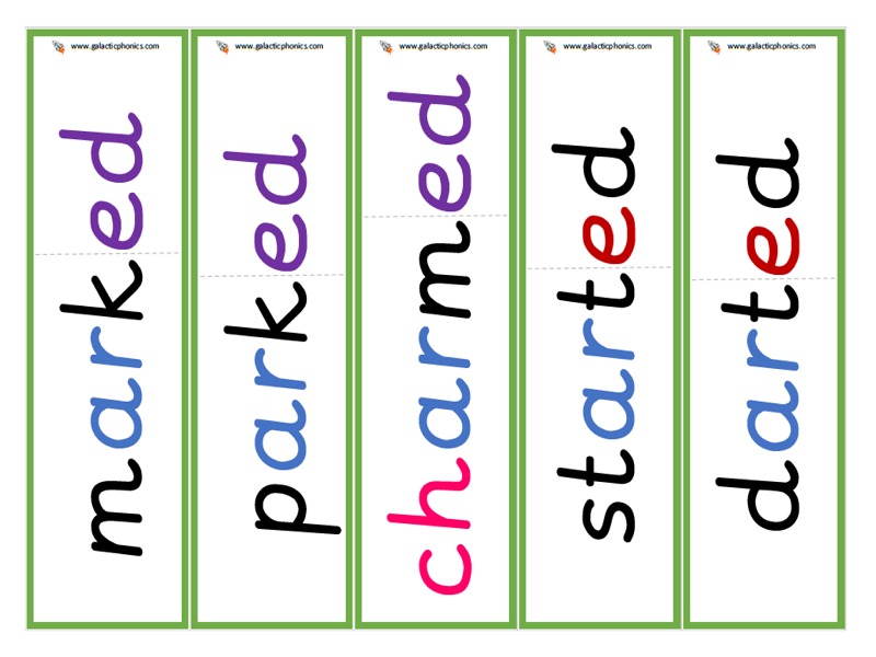 'ar' phonics worksheets and games - Galactic Phonics