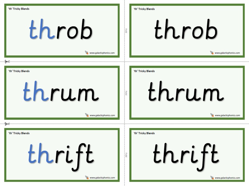 th phonics worksheets and games - Galactic Phonics