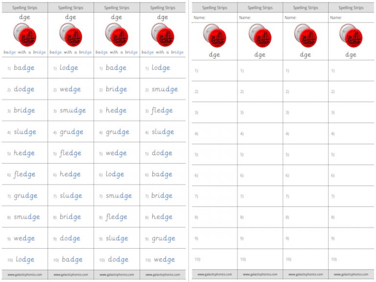 soft g phonics worksheets and games - Galactic Phonics