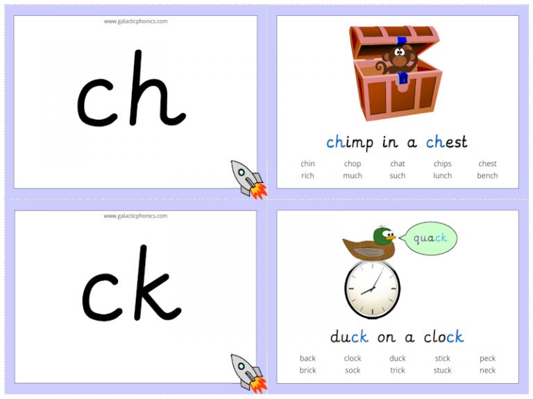Consonant Digraph Worksheets and Resources - Galactic Phonics