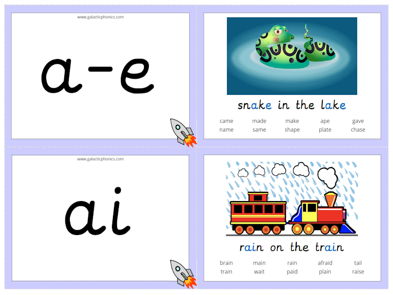 Long Vowel Worksheets and Resources - Galactic Phonics