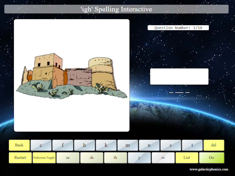 'or' phonics worksheets and games - Galactic Phonics