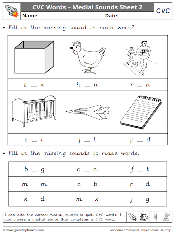 CVC Words - Galactic Phonics