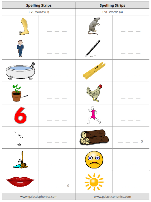 CVC Words - Galactic Phonics