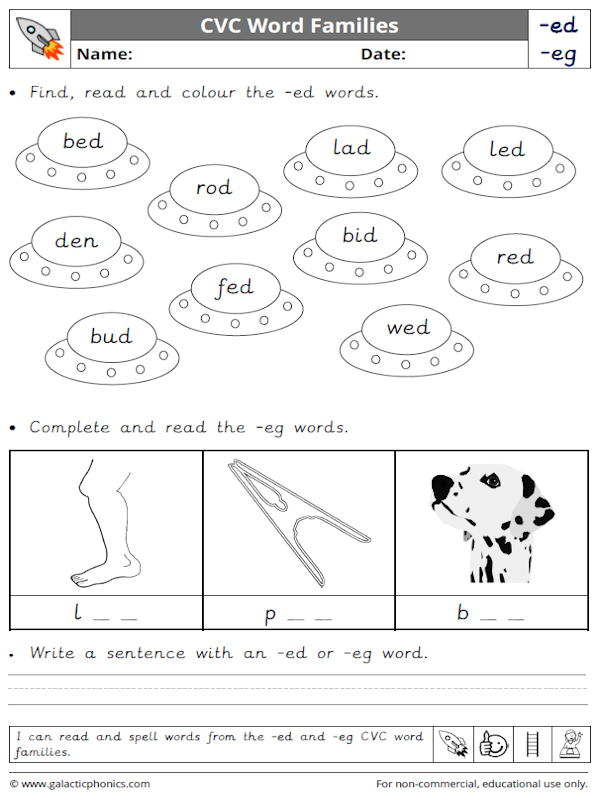 CVC Words - Galactic Phonics