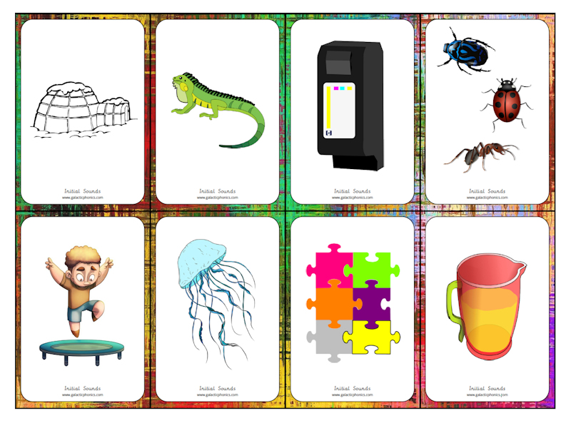 Group 1 Set 2: i n m d - Galactic Phonics