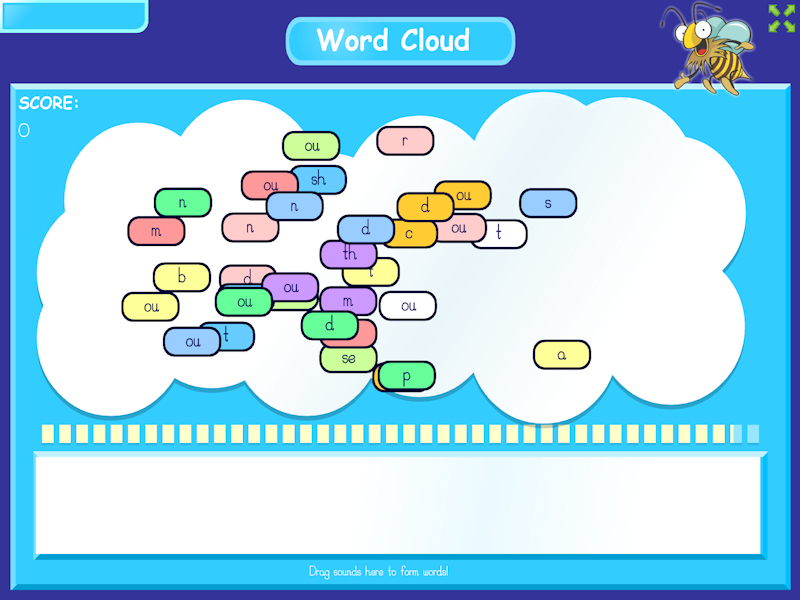 'ou' phonics worksheets and games - Galactic Phonics