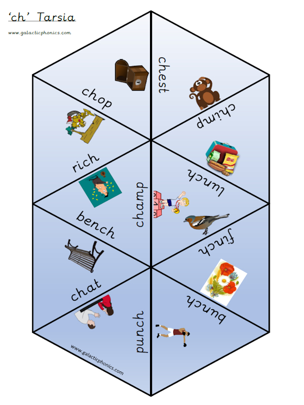 ch worksheets and games - Galactic Phonics