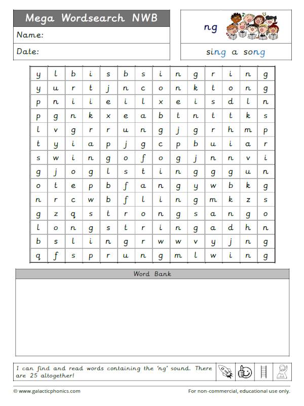ng phonics worksheets and games - Galactic Phonics