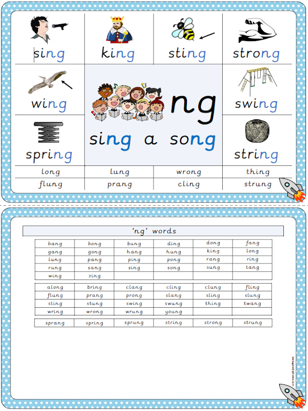 ng phonics worksheets and games - Galactic Phonics